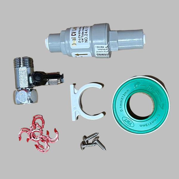 1/2" Braided Line Connection Kit inc PLV